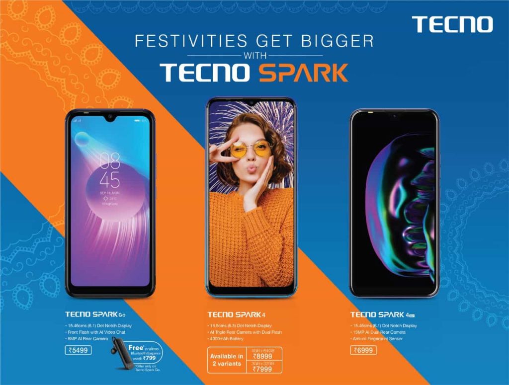 TECNO SPARK 4 makes it global debut in India - Techlustt